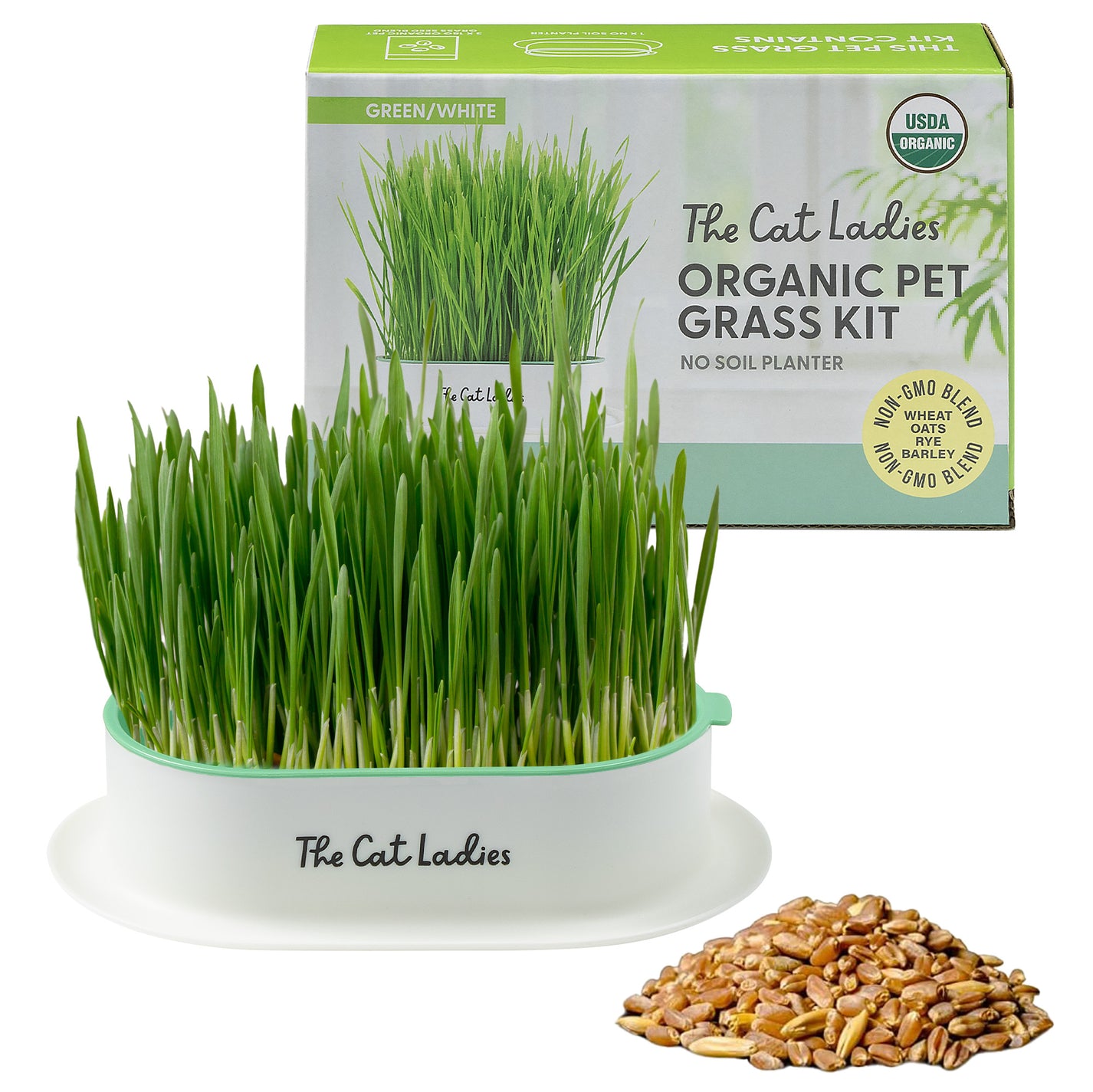 Hydroponic Cat Grass Growing Kit – The Cat Ladies
